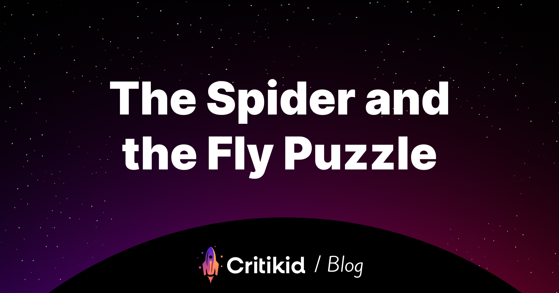 The Spider and the Fly - Critikid