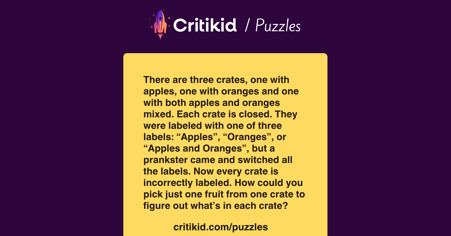 Pills Puzzle - Critical Thinking Brainteaser - Critikid
